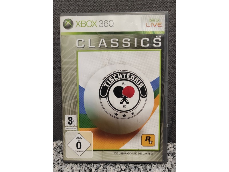 Rockstar games tischtennis xbox 360