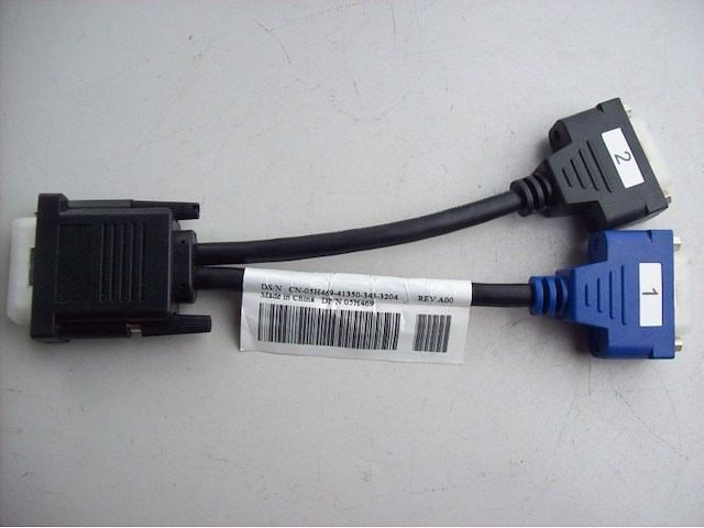 DVI cable splitter cn-05h469-41350-343-3204