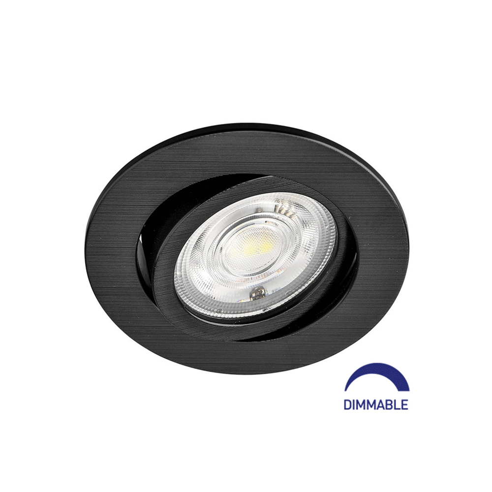 LED ROZETNA CRNA BD02-60781 7W