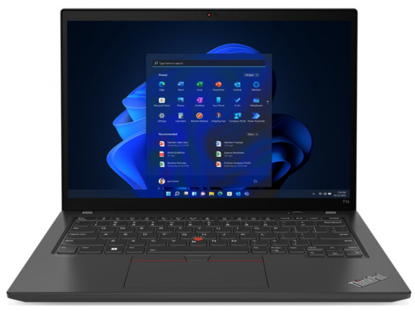 Laptop LENOVO ThinkPad T14 G3 Win11 Pro14''IPS WUXGAi5-1240P16GB512GB SSDGLANSCRbacklit' ( '21AH007VYA' )