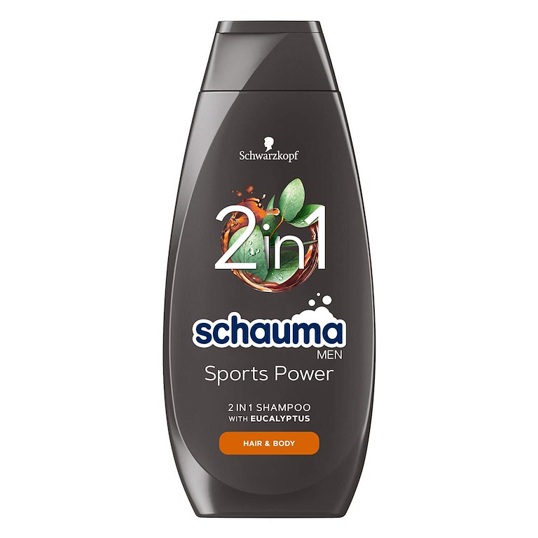 Schauma Sports Power šampon za kosu i telo 400ml