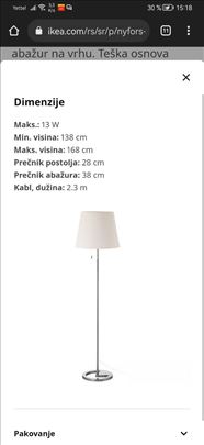 prodajem nova lampa !