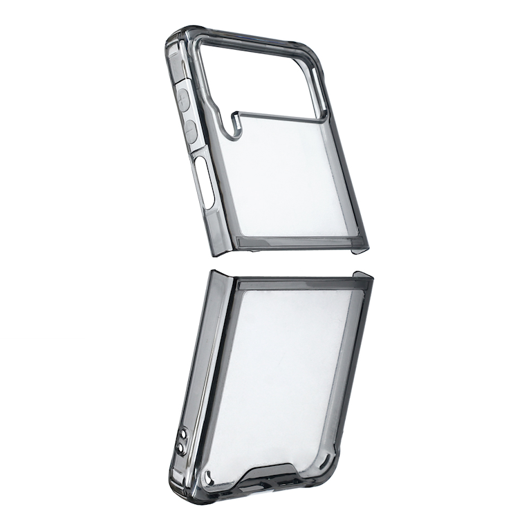 Maska(futrola) Clear TPU za Samsung Z Flip 4 crna