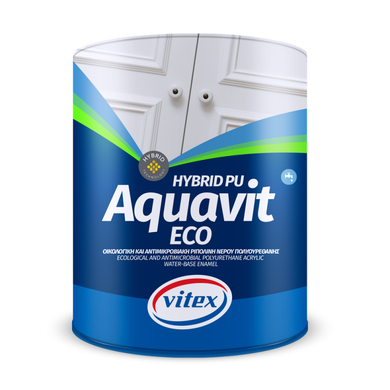 AQUAVIT Eco vodeni emajl BELI SATEN 2,5 lit