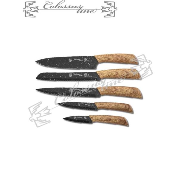COLOSSUS Set mermerno keramičkih noževa 5 komada. CL-38