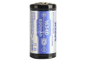 Xtar baterija 16340 Li-Ion, 650mAh