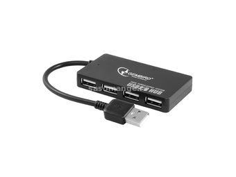 Gembird USB Hub 4u1 crni, USB 2.0