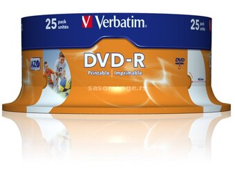 Verbatim DVD-R, 16x, spindle, 1/25