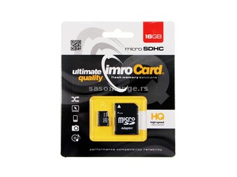 Imro microSD memorijska kartica 16Gb sa adapterom