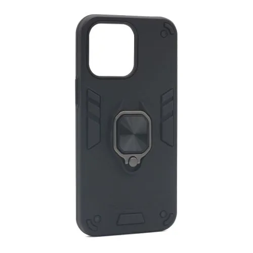 Futrola - maska Square ring za iPhone 14 Pro Max crna (MS)
