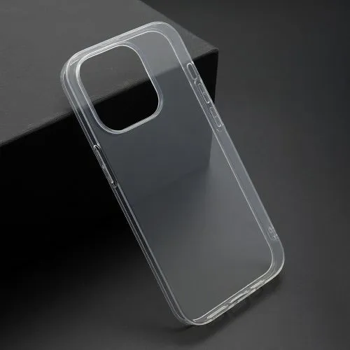 Futrola - maska ultra tanki PROTECT silikon za iPhone 14 Pro providna (bela) (MS)