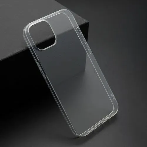 Futrola - maska ultra tanki PROTECT silikon za iPhone 14 providna (bela) (MS)