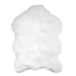 Veštačka jagnjeća koža 60x90cm prljavo bela
