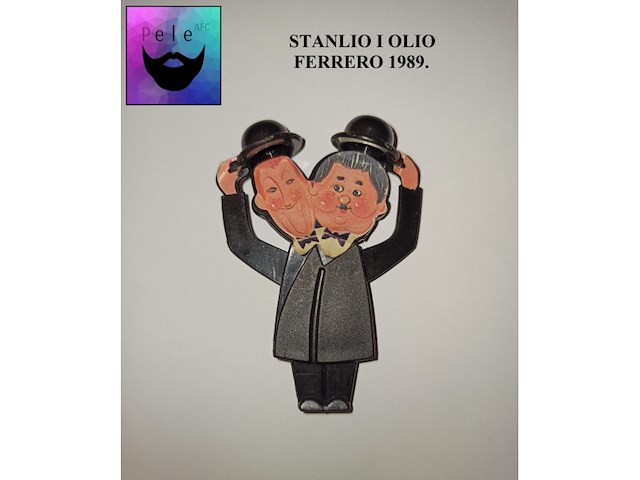 Retro Kinder figurica - Stanlio i Olio 1989. - RARITET