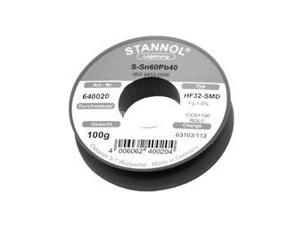 Stannol tinol žica, 0,5mm, 100G, SMD, Sn60Pb40