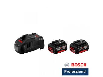 BOSCH plavi alat Bosch početni set 2 x akumulator GBA 18V 5,0 Ah + punjač GAL 1880 CV