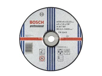 Brusna pl. Ø230 x 6. 0 ispupčena (Expert for Metal) - Bosch