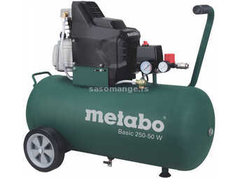 Kompresor za vazduh (bezuljni) - 1500 W/50l/8bar - BASIC 250-50 W OF - Metabo