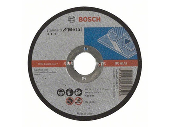 .Rezna ploča ravna 115x2. 5 Standard for Metal, 2608603164, Bosch