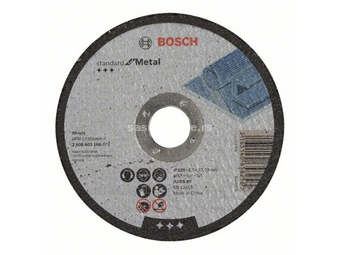 .Rezna ploča ravna 125x2. 5 Standard for Metal, 2608603166, Bosch