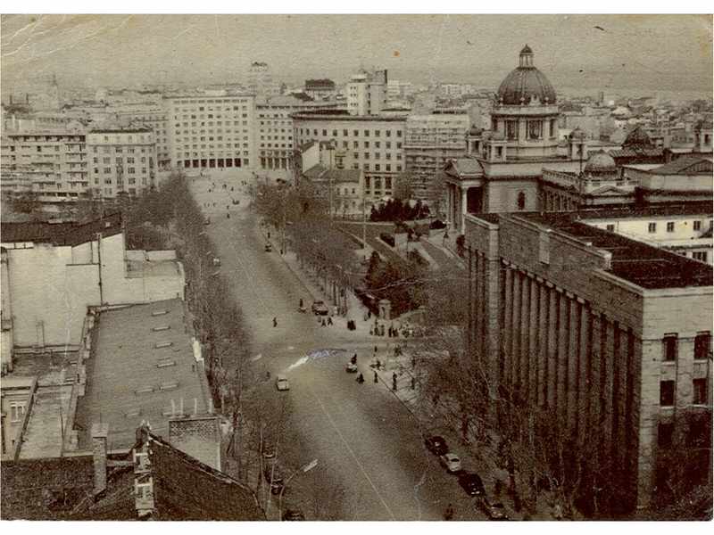 Beograd panorama 1957. godine korišćena
