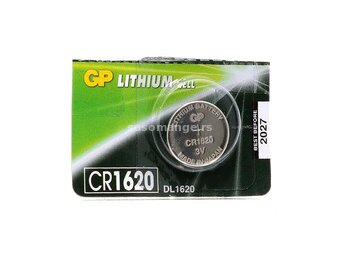 Baterija litijum 3V 78mAh dugmasta CR 1620-C5 GP