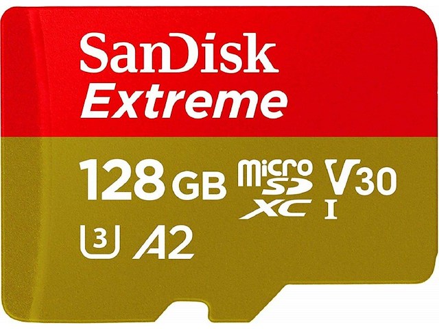 SanDisk Extreme 128 GB A2 Micro SD Card SDHC 190 mb/s