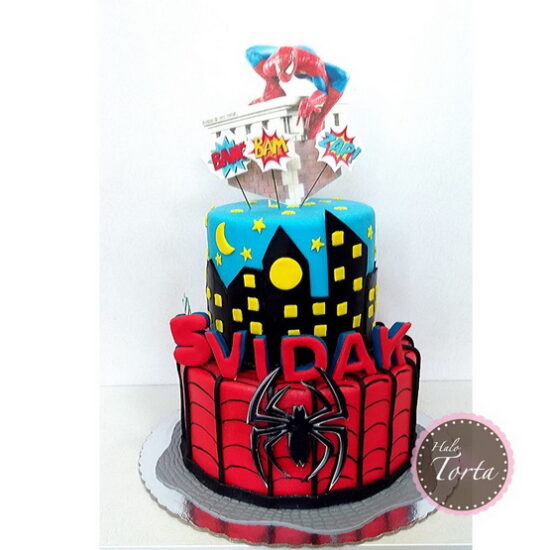 Torta Spiderman jestiva sličica – nije figura!