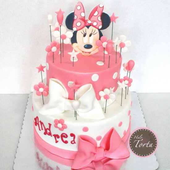 Spratna roze torta Mini Maus