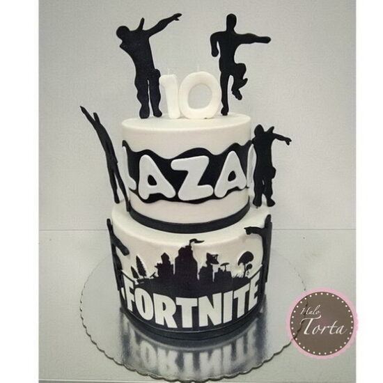 Fortnite torta sa siluetama