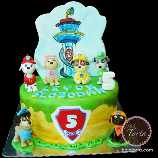 Paw Patrol rođendanska torta