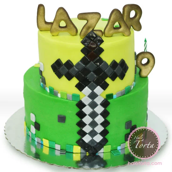 Minecraft torta sa mačem