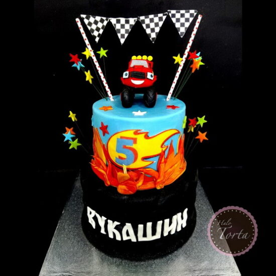 Blejz torta sa zastavicama