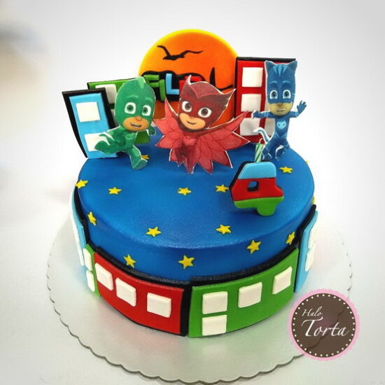 Torta PJ Masks sa stikerima