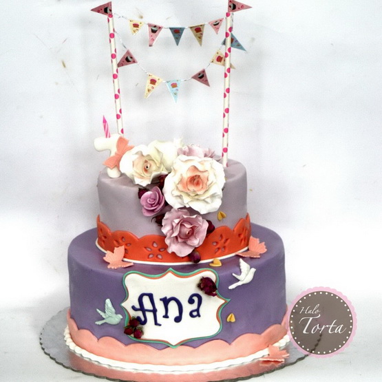 Romantična torta za devojčicu
