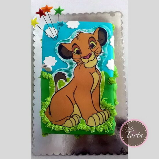 Torta Simba sa jestivom slikom