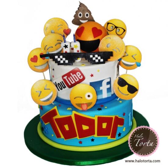 Emoji torta