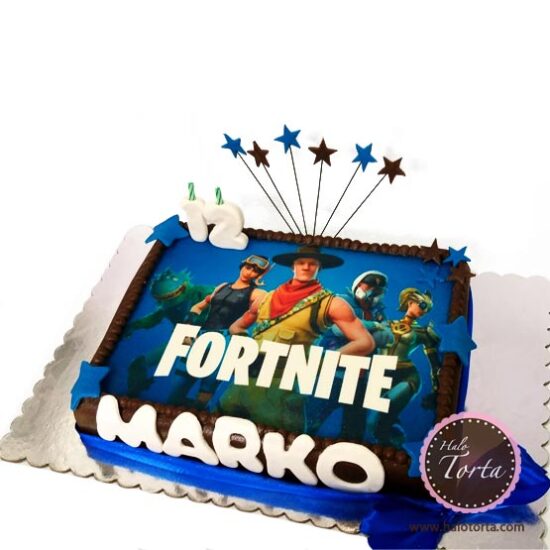 Fortnite torta sa jestivom slikom