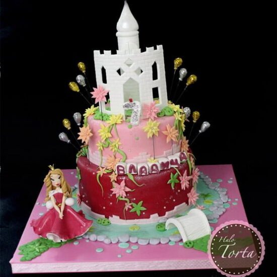 Roze torta Aurora