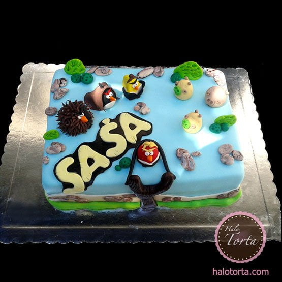 Torta Angry Birds za Sašu