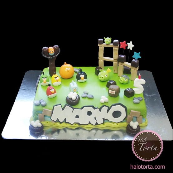 Torta Angry Birds za Marka