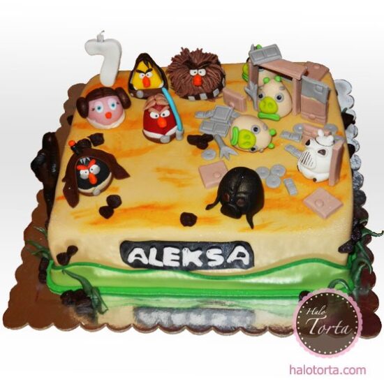 Torta Angry Birds u svemiru