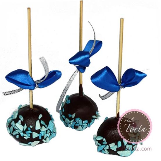 Crno-plavi cake pops