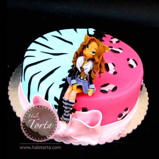 Monster High Clowden Wolf torta