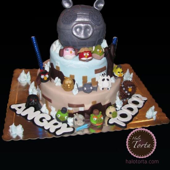 Angry Birds Star Wars velika torta