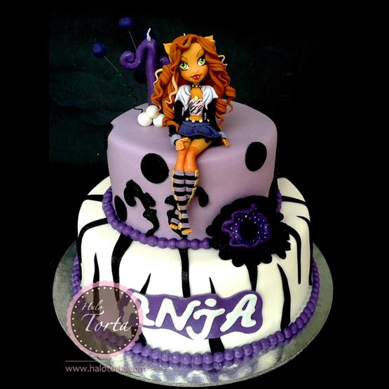 Monster High Clowden Wolf torta – torte za devojcice