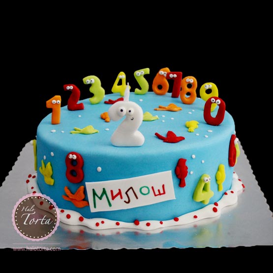 Torta sa brojevima – Dečije torte