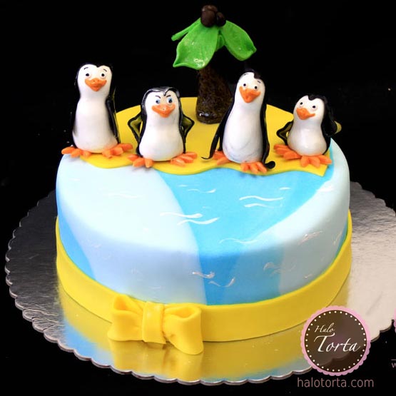 Torta Pingvini sa Madagaskara – Decije torte