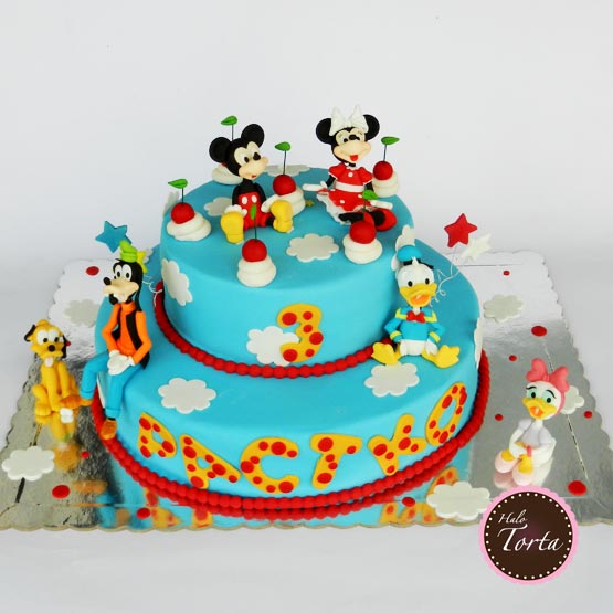 Miki Maus i družina torta