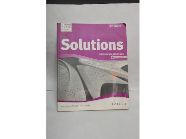 Solutions Intermediate workbook with CD, engleski jez.